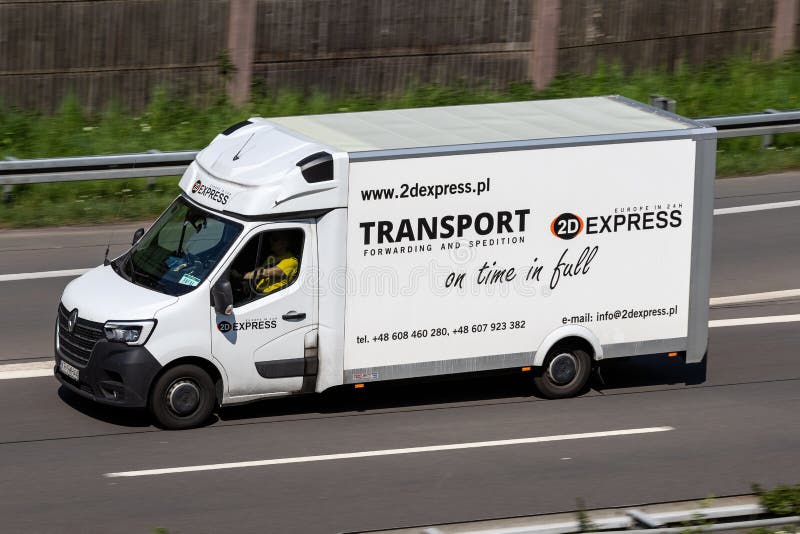 2D Express van editorial stock image. Image of master - 252986354