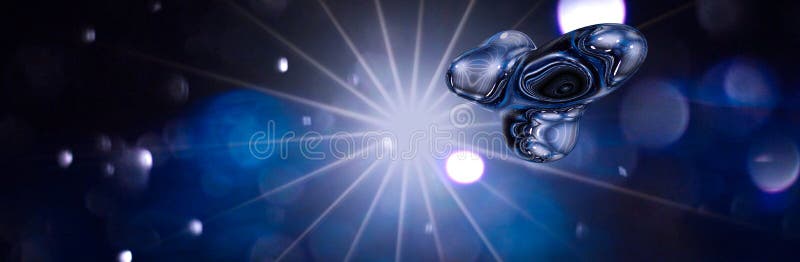 3D Extra Dimensional Abstract Art Background Stock Illustration ...