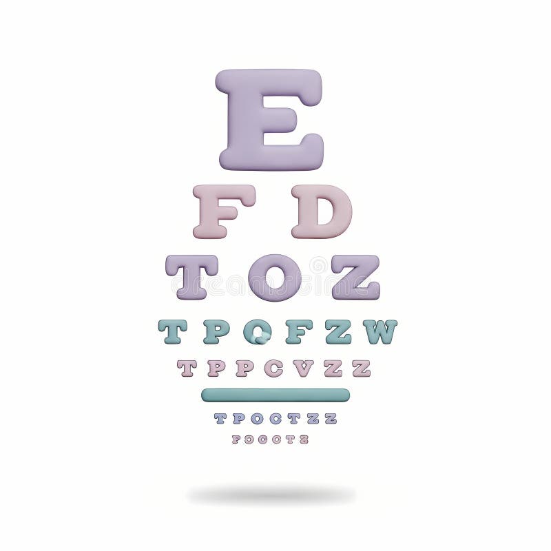 Eye Chart Letters Stock Illustrations – 696 Eye Chart Letters Stock ...