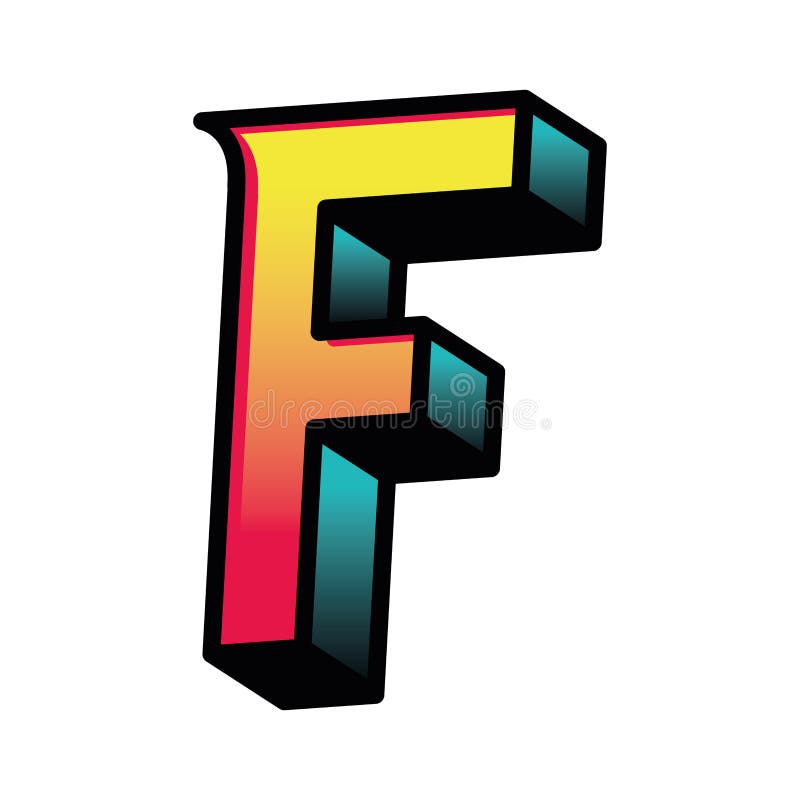 3d F Letter Stock Illustrations – 3,549 3d F Letter Stock Illustrations ...
