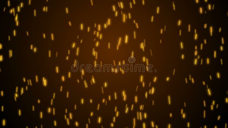 3d Falling Fire Particles, Effect of Flame, Computer Generated ...