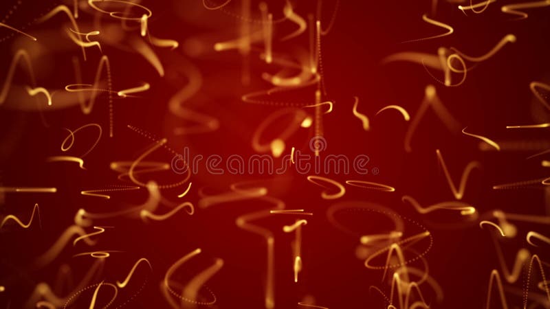 3d Falling Fire Particles, Effect of Flame, Computer Generated ...