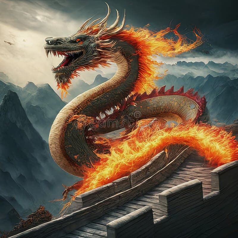 3D fantasy dragon stock illustration. Illustration of black - 306510903