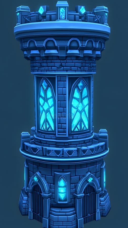 Mystical Tower Stunning Fantasy Artwork Stock Photos - Free & Royalty ...