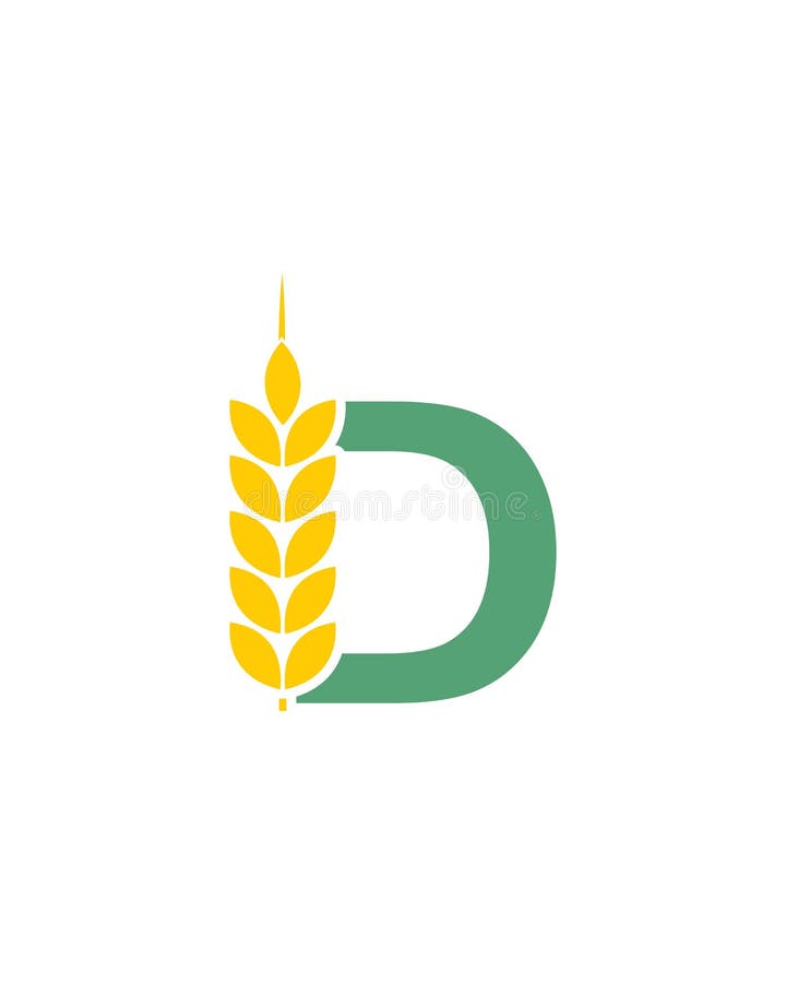 D Farm Logo , D Initial Logo Stock Illustration - Illustration of ...