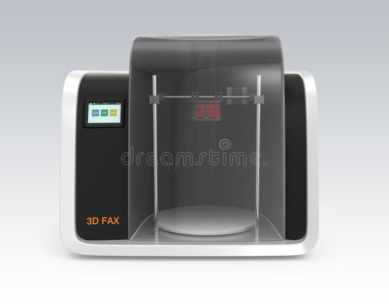 3D fax concept stock illustration. Illustration of compact - 40938143