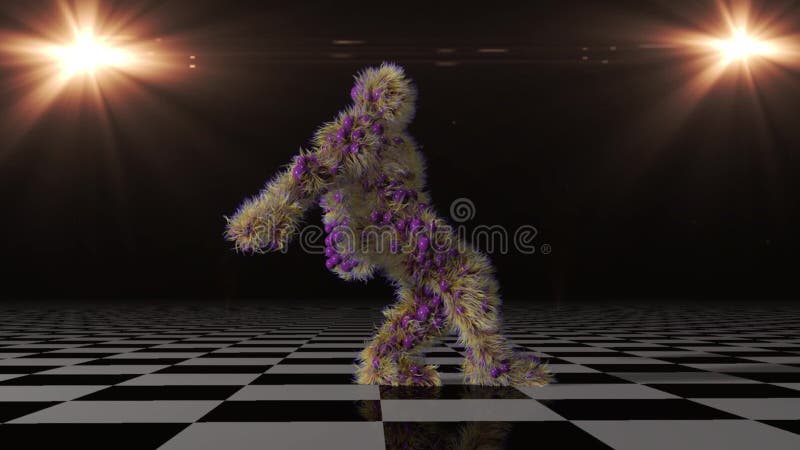 3d Figure Animated and Dancing Stock Footage - Video of power ...