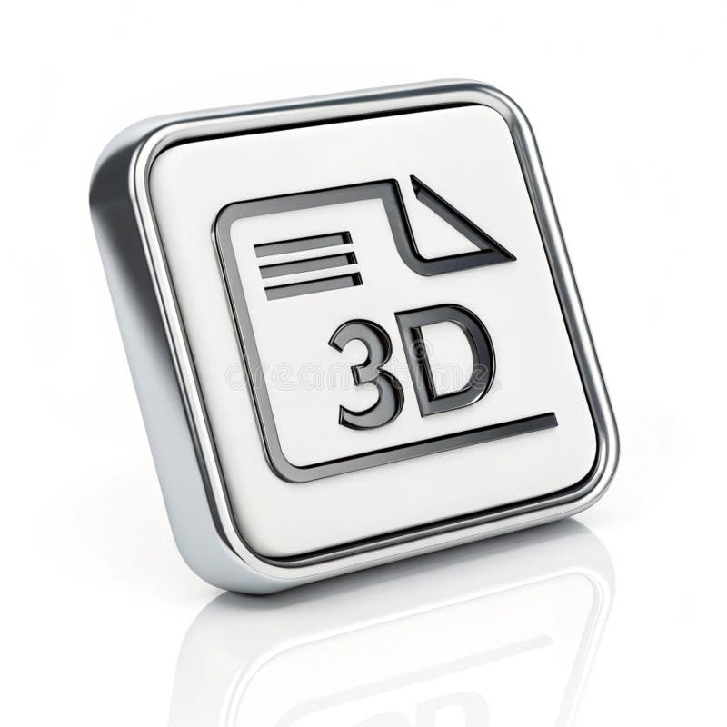 3D File Transfer Isolated on Transparent Background Stock Illustration ...