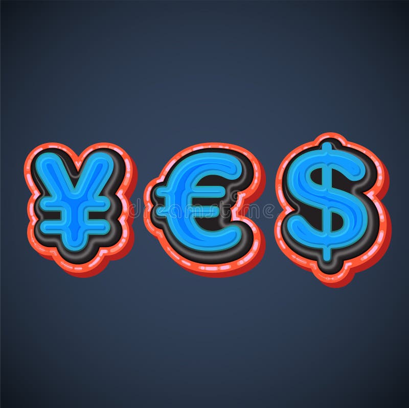 3d Financial Characters Forming Stock Vector - Illustration of luxury ...