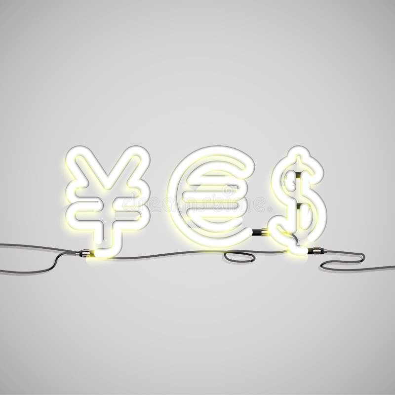 3d Financial Characters Forming Stock Vector - Illustration of element ...