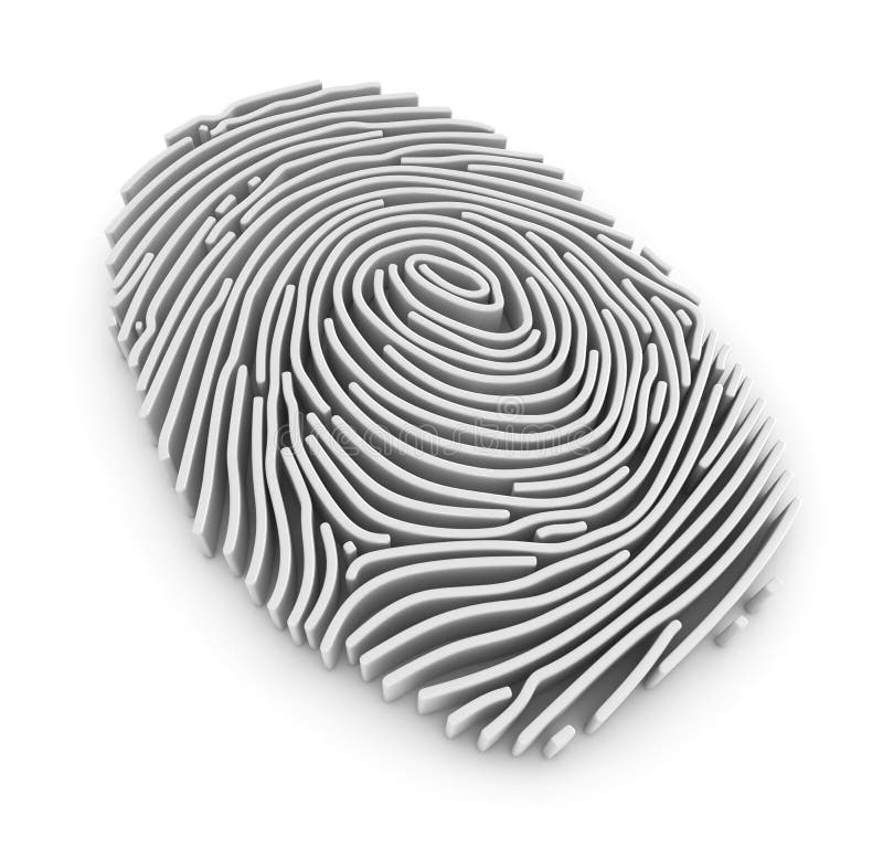 Fingerprint 3d Stock Illustrations – 2,741 Fingerprint 3d Stock ...