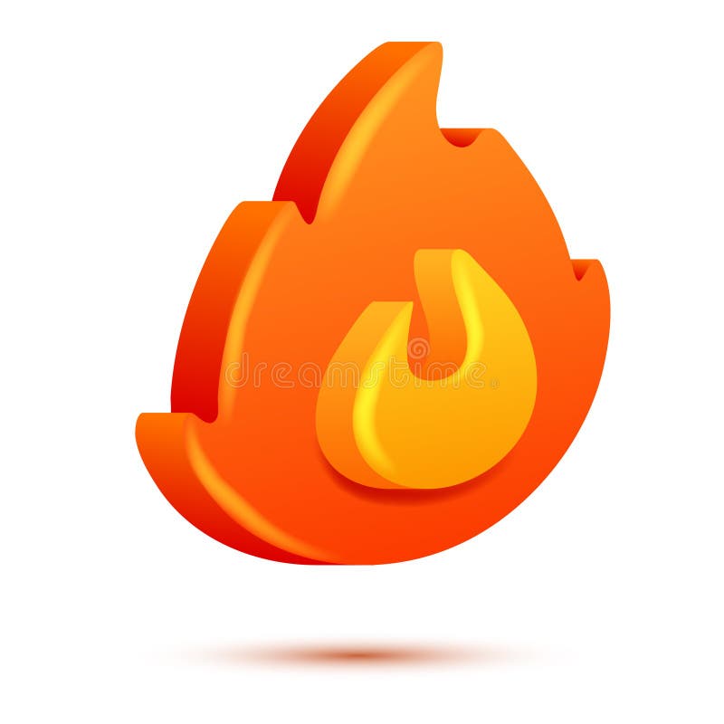 3d fire flame stock illustration. Illustration of power - 281213355