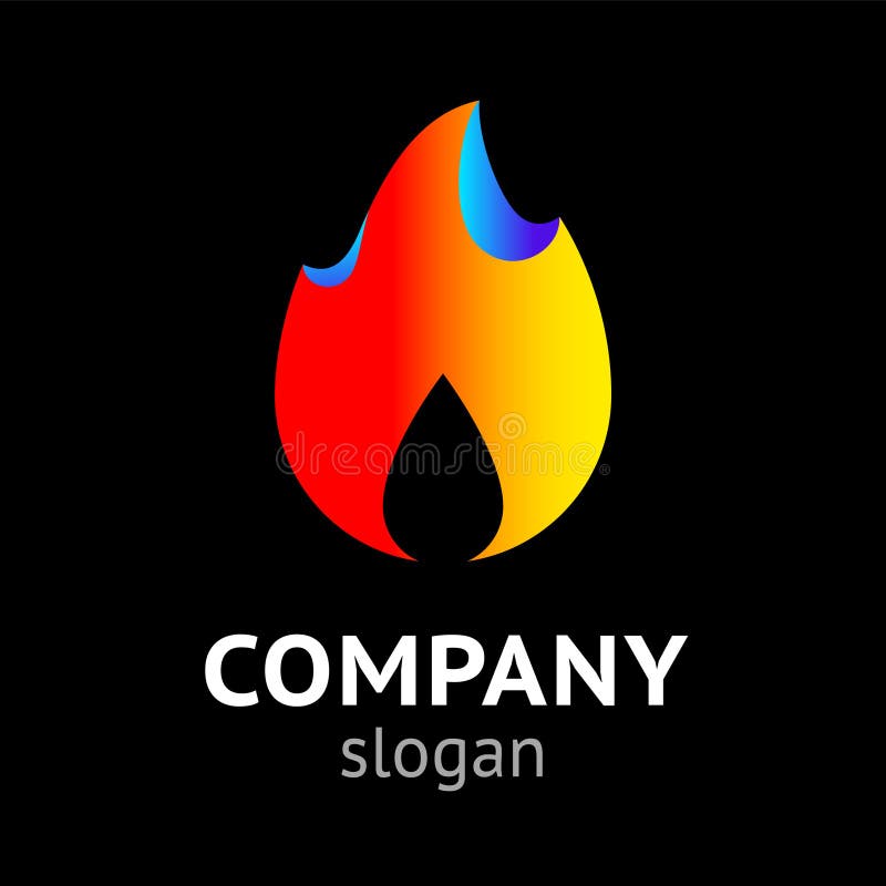 3d Fire Flame, Hot Symbol, Vector Illustration Stock Vector ...