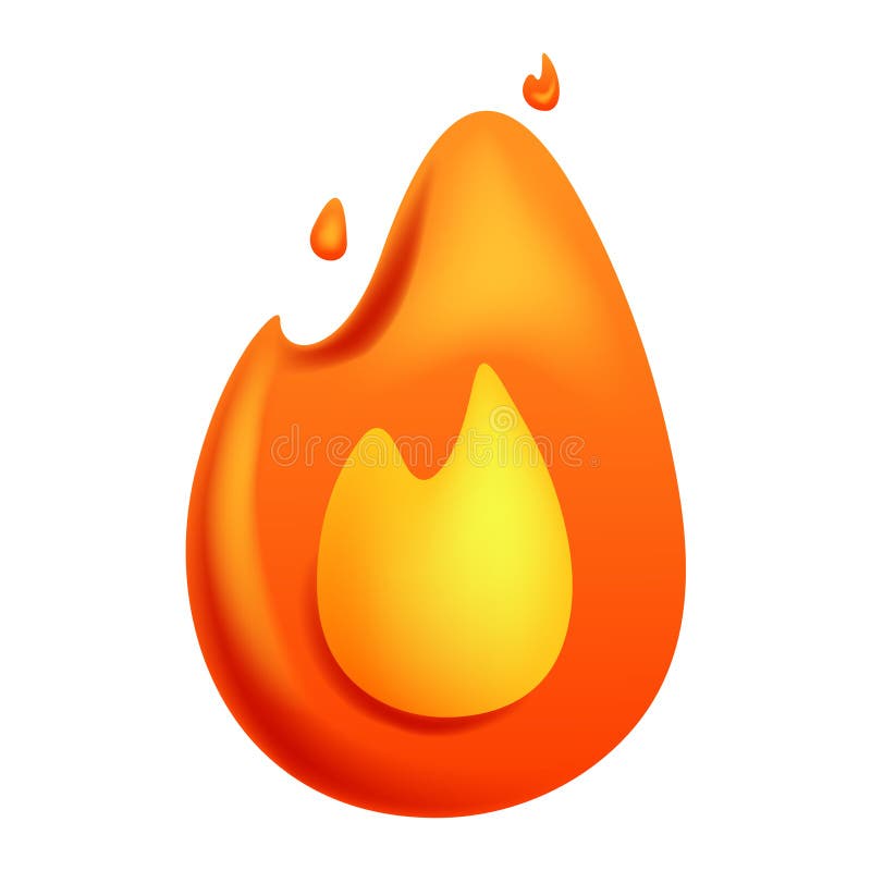 3d fire flame stock vector. Illustration of bonfire - 281213305
