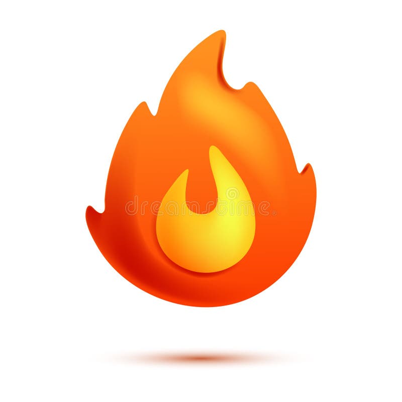 3d fire flame stock vector. Illustration of flaming - 292066022