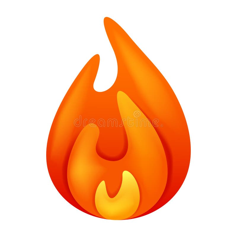 3d fire flame stock vector. Illustration of torch, flare - 309454038