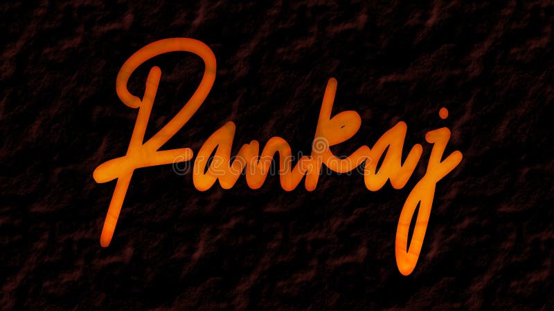 Pankaj 3d Name Pankaj Name Logo