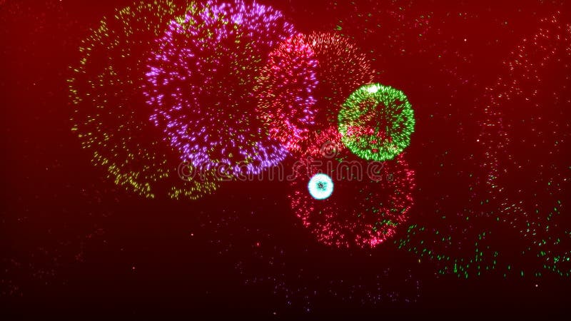 Fireworks Show - Sharp Vibrant Clean LOOP Stock Footage - Video of ...