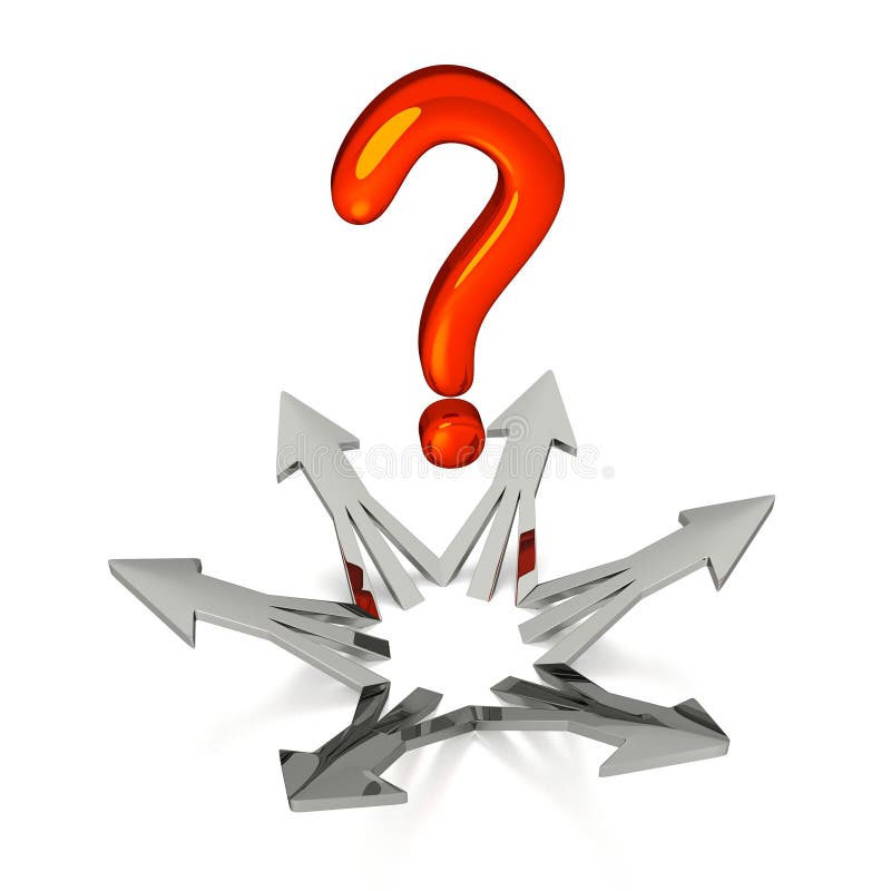 3D flèches - directions illustration stock. Illustration du flèches ...