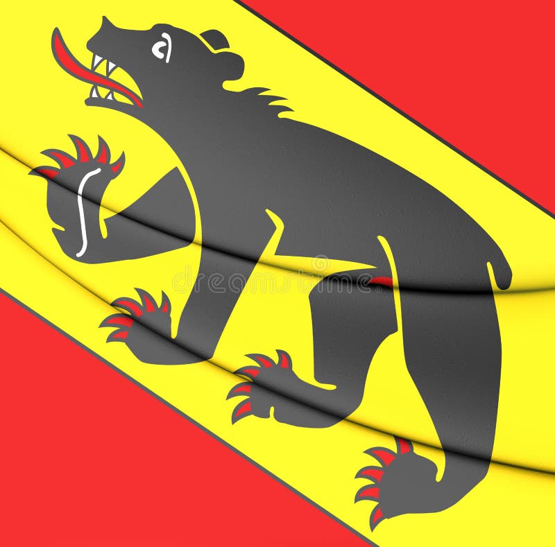 Bern, Switzerland Famous Landmark Sketch Stock Vector - Illustration of ...