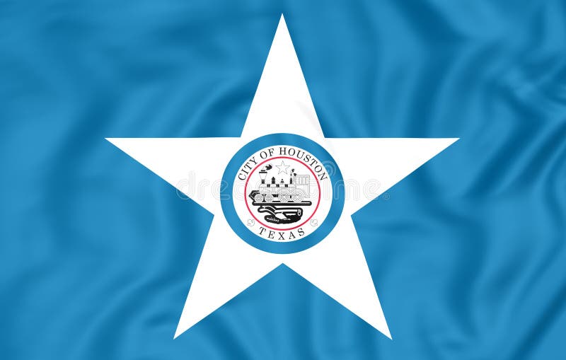Flag of Houston Texas, USA. Stock Illustration - Illustration of ...