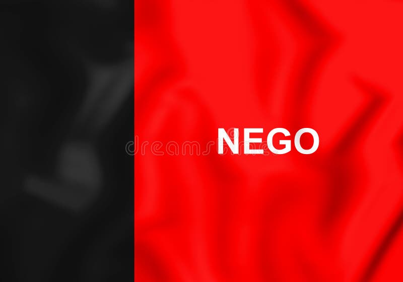 3D Flag of Paraiba State, Brazil. Stock Illustration - Illustration of ...