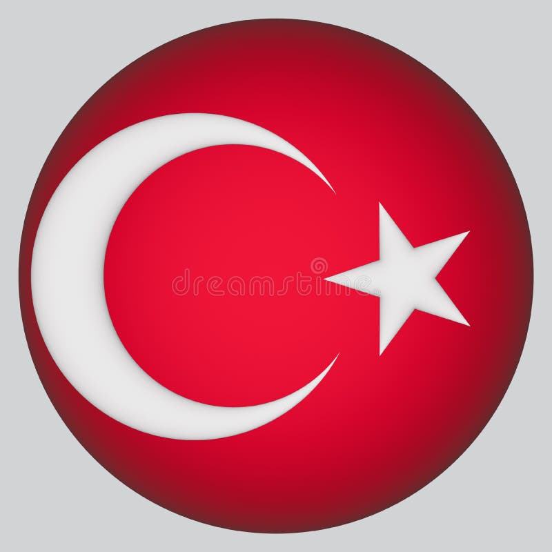 3D Flag of Turkiye on Ribbon Stock Vector - Illustration of design ...