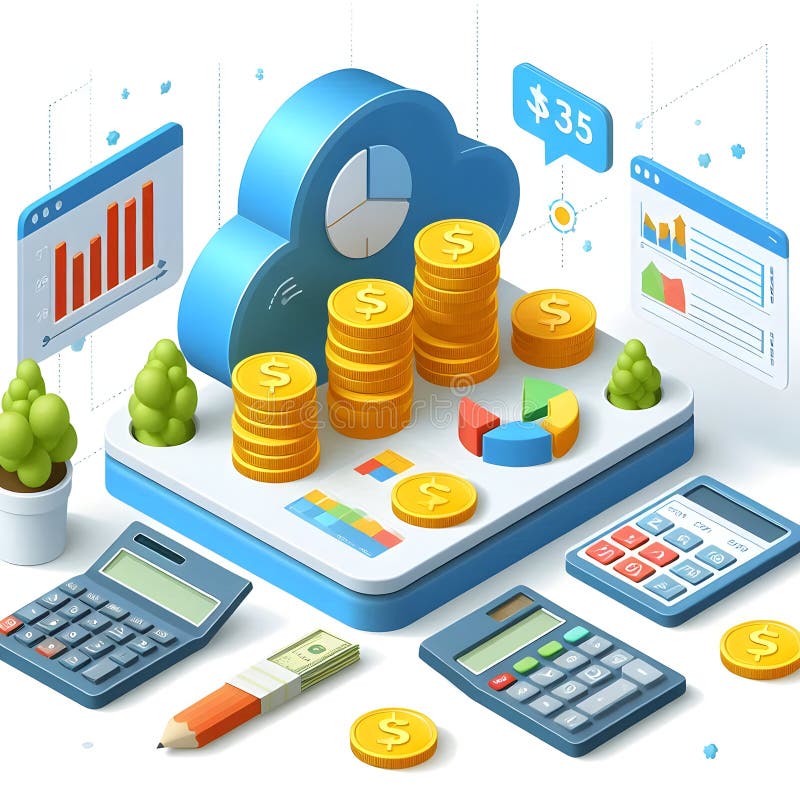 Cloud Cost Management Stock Illustrations – 1,873 Cloud Cost Management ...