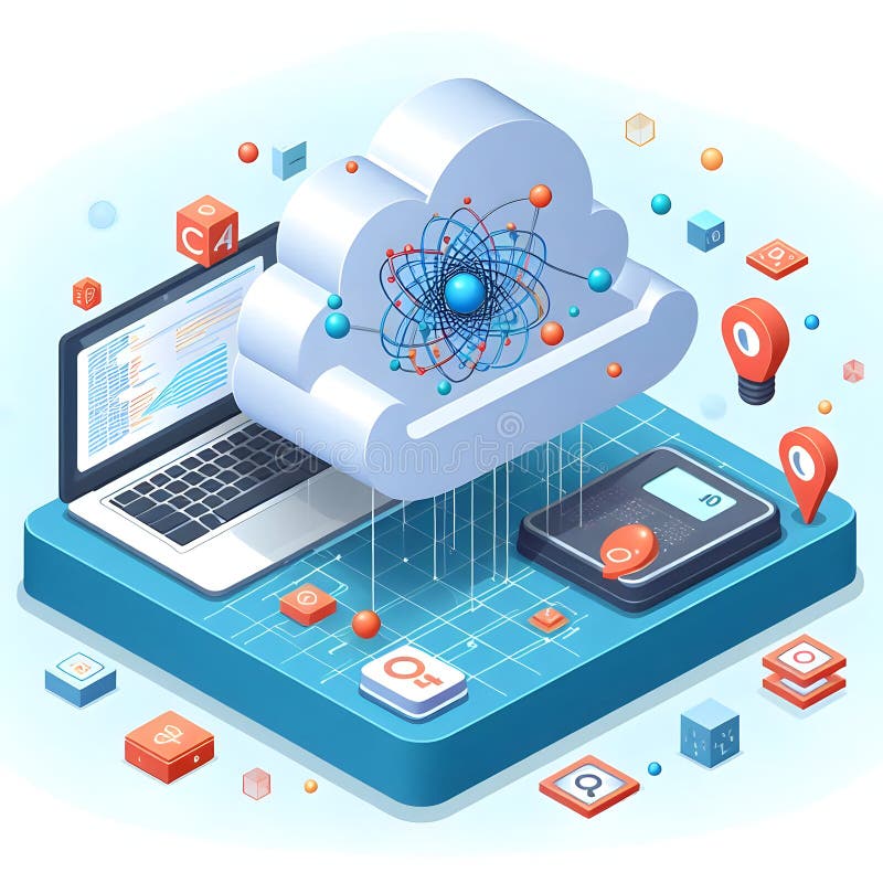 3d Flat As Cloud Computing and Edge Computing Integration with Network ... 3d Flat As Cloud Computing and Edge Computing Integration with Network ...