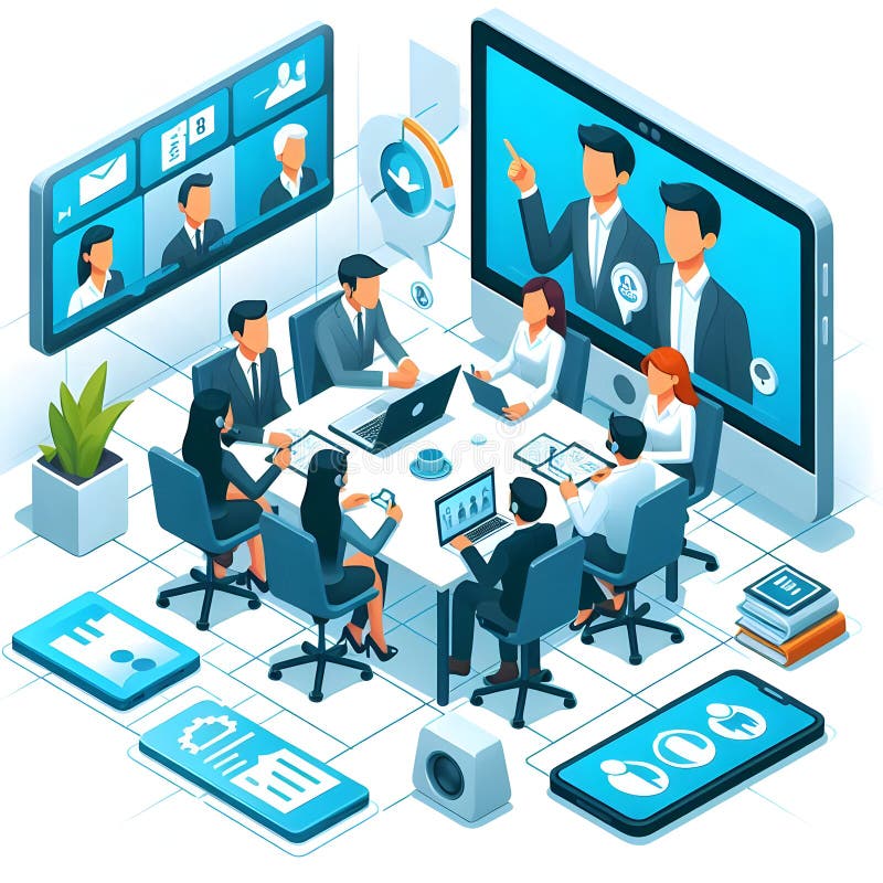 Virtual Meeting Icon Stock Illustrations – 7,175 Virtual Meeting Icon ...