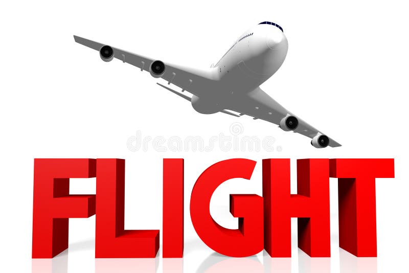 3D flight concept stock illustration. Illustration of aviation - 79635602