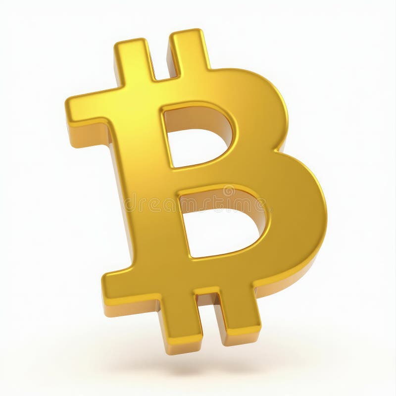 3d Floating Bitcoin Bold Gold B Symbol Stock Photos - Free & Royalty ...