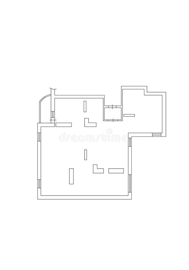 Floor Plan Autocad Stock Illustrations – 655 Floor Plan Autocad Stock Illustrations, Vectors ...