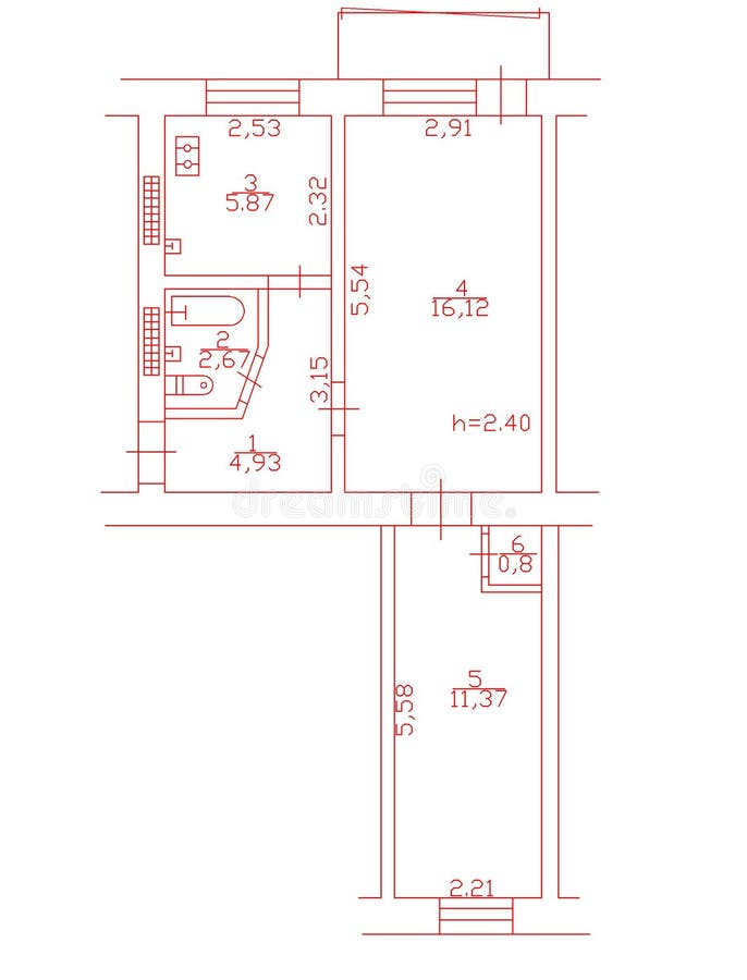 Floorplan Illustration. Floor Plan. Ffloorplanner Stock Illustration ...