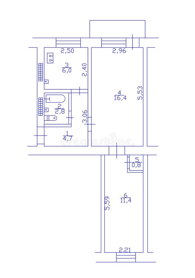 Floorplan Illustration. Floor Plan. Ffloorplanner Stock Illustration ...