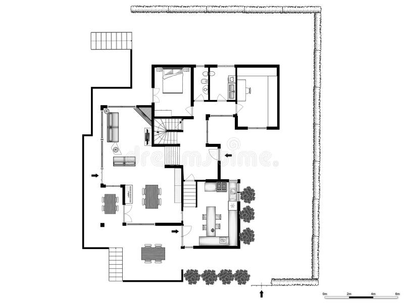 Floorplan 2floorplan Floor Plan Floorplanner Stock Illustration ...