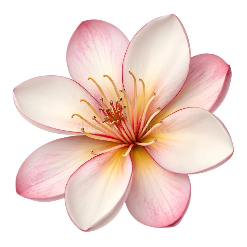 3D Floral Flower Icon Render Isolated on White Background Stock ...