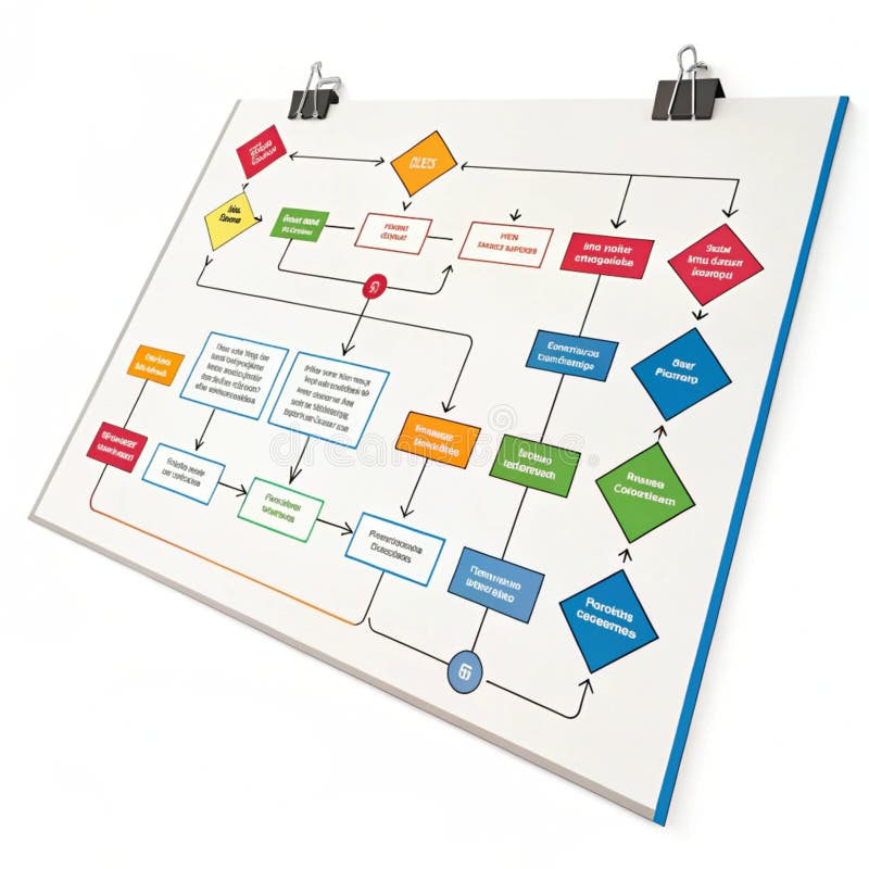 Tree Diagram with Recognizable Branches Isolated on White Background ...