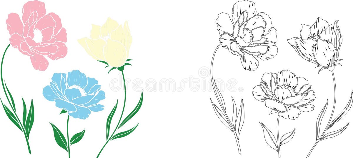 2d Flower Stock Illustrations – 3,984 2d Flower Stock Illustrations ...