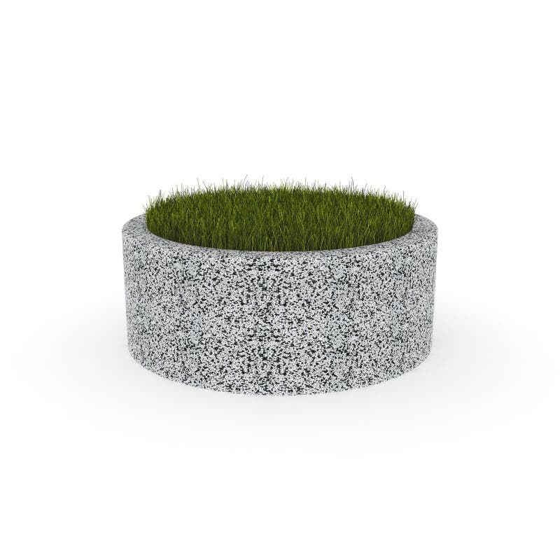 3D Flower Pot Render Biglinder 130 2 Stock Illustration - Illustration ...