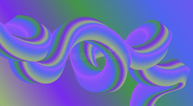 3D Flowing Blend Gradient Blue Color Background Design Stock Vector ...