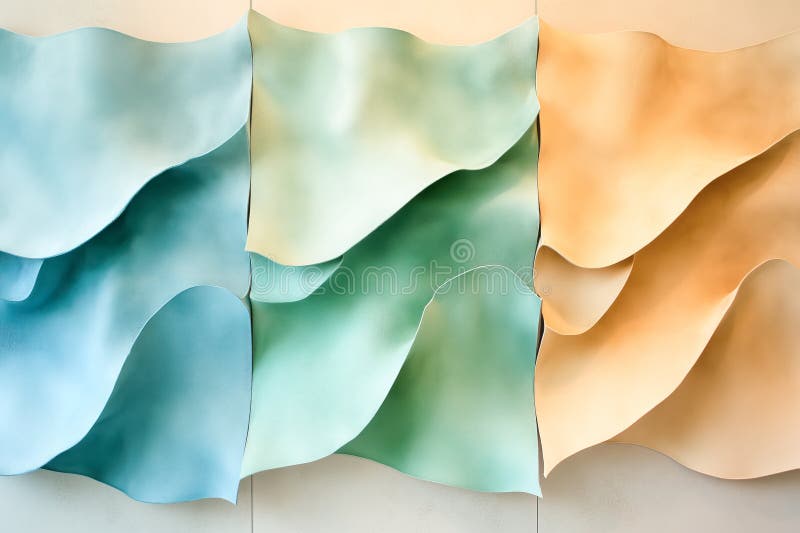 Colour Progression Abstract Shape Flow Panels Background Simple Stock ...