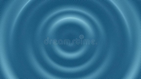 3d Fluid Dot Pulse Music Sound Wave Blue Ripple Stock Vector ...