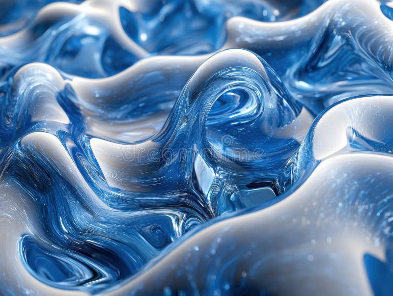 3D Fluid Loops and Liquid Shapes with Smooth Organic Motion, Creating ...