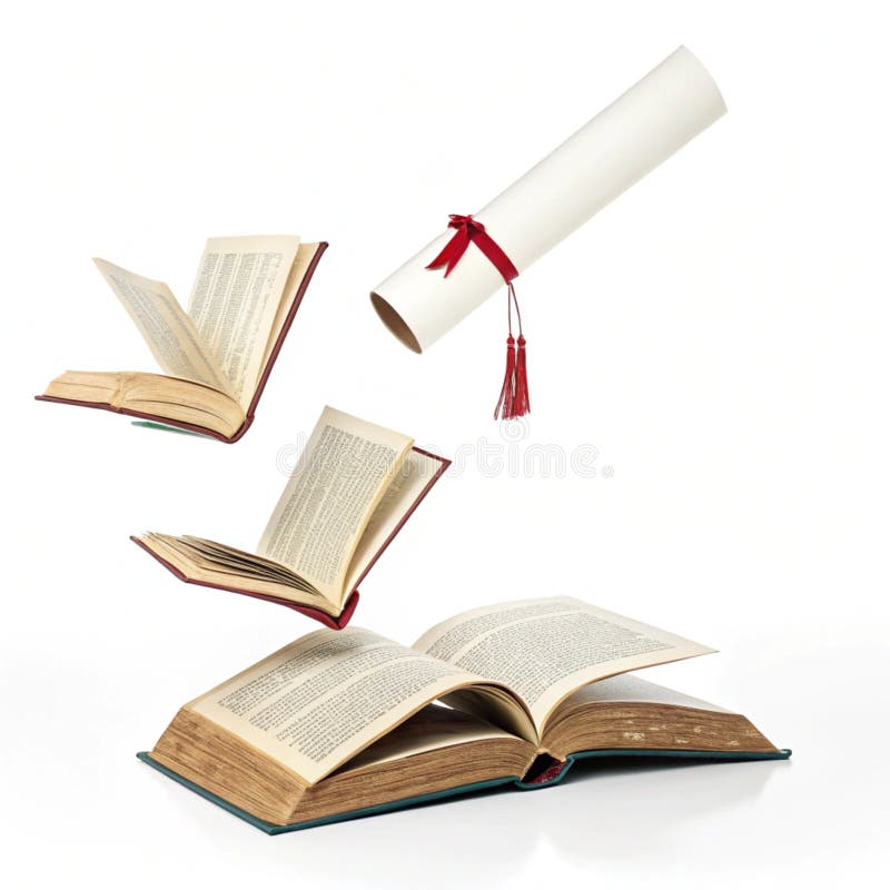 Flying Diploma Scroll Stock Illustrations – 159 Flying Diploma Scroll ...