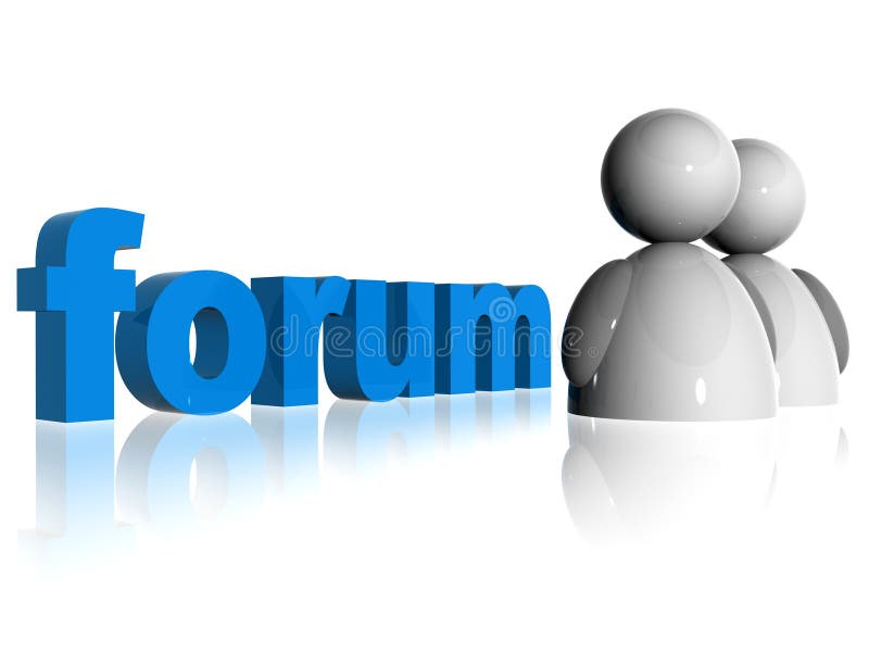3d forum stock illustration. Illustration of forum, comment - 49275802