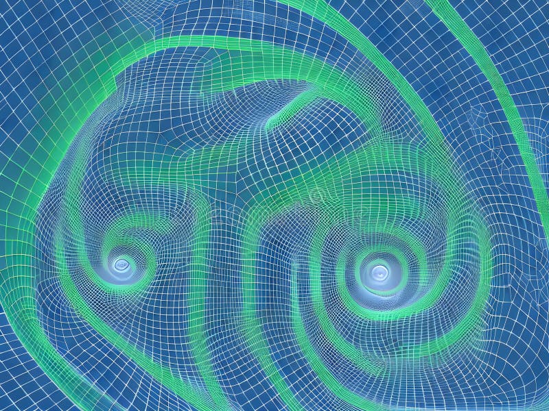 3D Fractal, Generative AI Illustration Stock Illustration ...