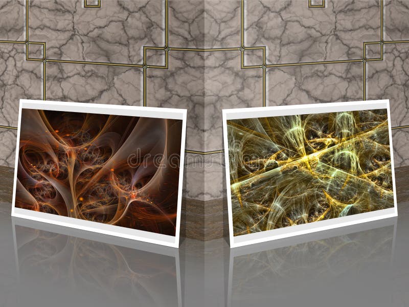 3d Fractal Pattern Images Corner Manipulation Stock Illustration ...