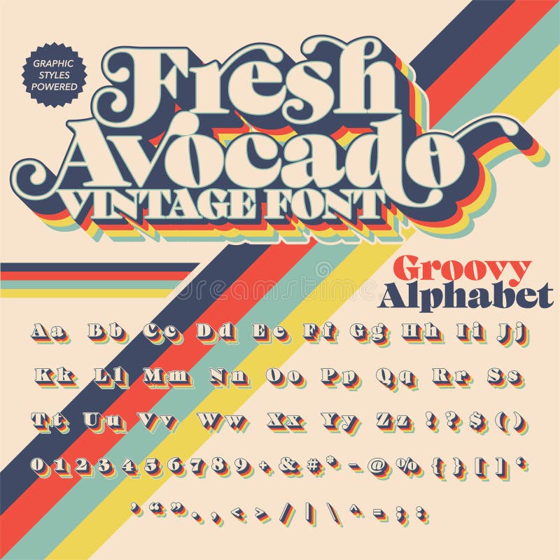 1960s Retro Font Styles