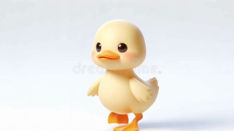 3D Funny Baby Duck Cartoon Animation Stock Footage - Video of happy ...